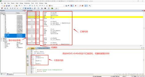 零基础stm32单片机编程入门一介绍stm32单片机运行原理及c语言与汇编机器码之间的关系 Csdn博客