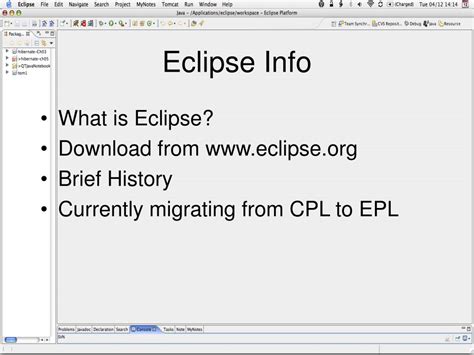 Ppt Enhancing Developer Productivity Using Eclipse Powerpoint