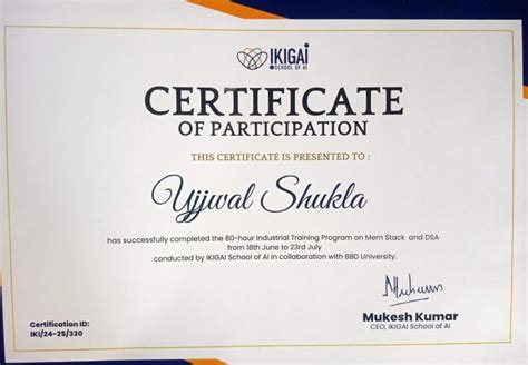 ujjwal shukla on linkedin mernstack dsa industrialtraining