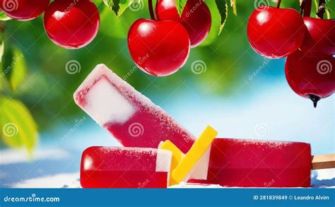 Juicy Delight Celebrating National Cherry Popsicle Day With A