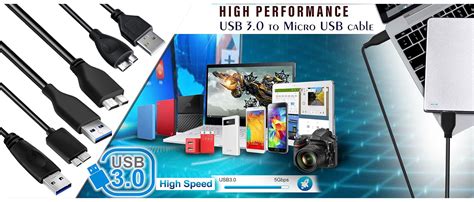 Amazon Com SaiTech IT CM USB Cable A To Micro B High Speed Upto Gbps Data Transfer