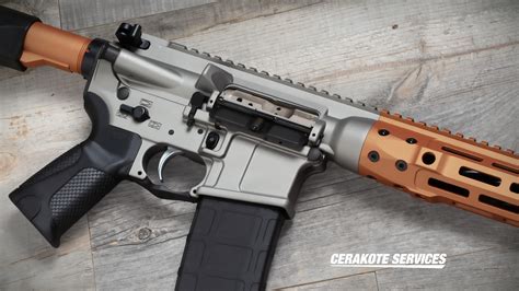 Lwrc Ic Di M Lok 556 Titanium Copper Handguard Buffer Cerakote