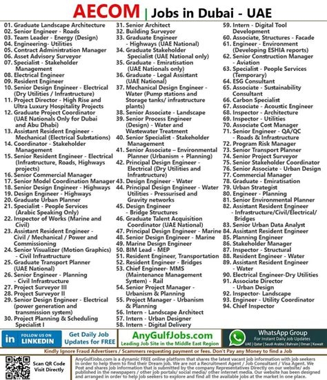 Dubai Uae Job Vacancies Daily Updates On Linkedin Aecom Jobs