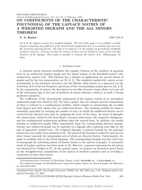 On Coefficients Of The Characteristic Polynomial Of The Laplace Matrix Of A Weighted Digraph And