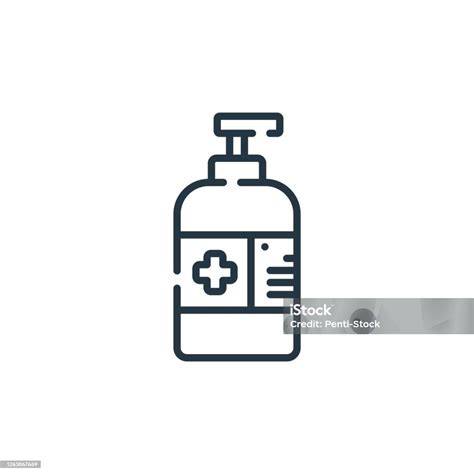 Ilustración De Icono Vectorial De Jabón De Manos Aislado Sobre Fondo Blanco Esquema Icono De