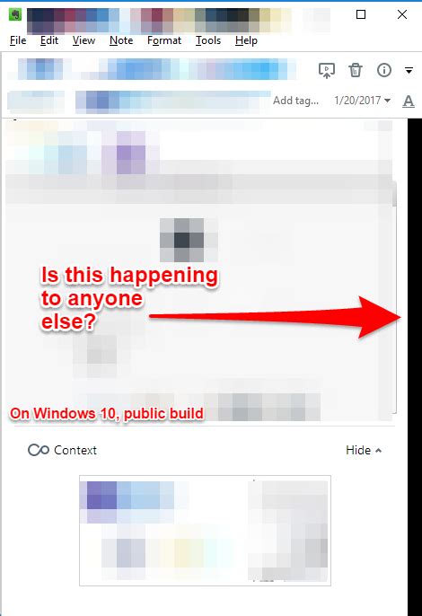 Dae Have This Windows 10 Scrollbar Error Revernote