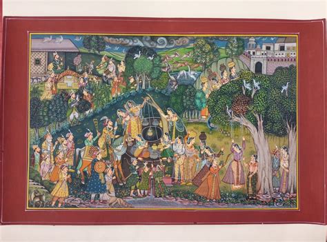 Mughal Badshah Massive Harem Doing Sex With Damsels Painting Jeypore