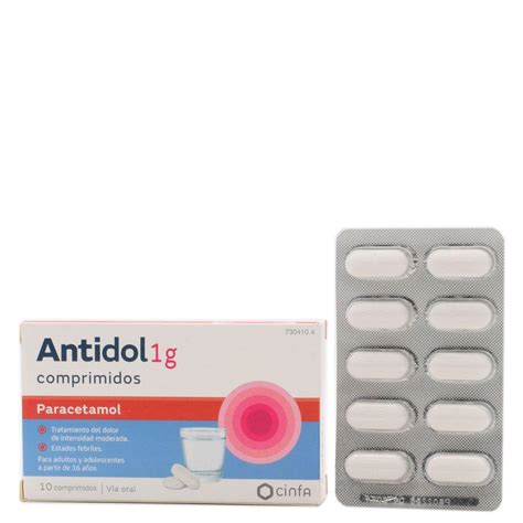 Buy Antidol 1g 10 Tablets Parafarmacia