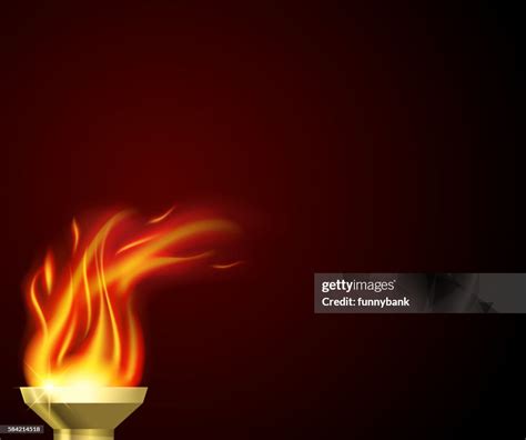 Bright Torch Fire High Res Vector Graphic Getty Images