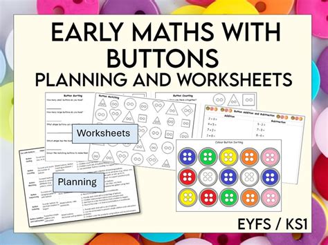 Early Maths With Buttons Eyfs Ks1 Teaching Resources