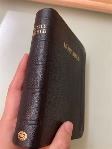 Royal Ruby Text Bible Authorised King James Version Calfskin Leather