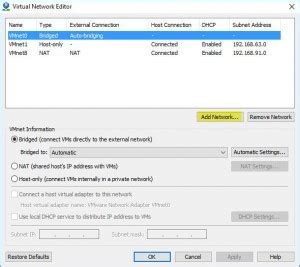 Setting Up Linux Lab Creating And Modifying VM Network ARKIT