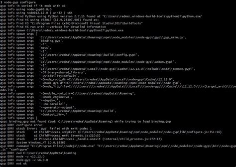 Node Gyp Configure · Issue 1928 · Nodejsnode Gyp · Github