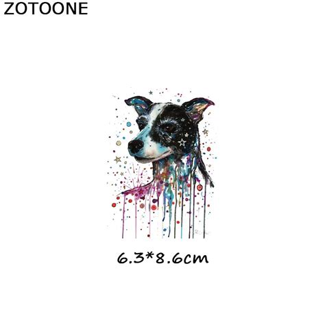 Модный Цветной пластырь с животными железная наклейка для одежды Diy Футболка Виниловая