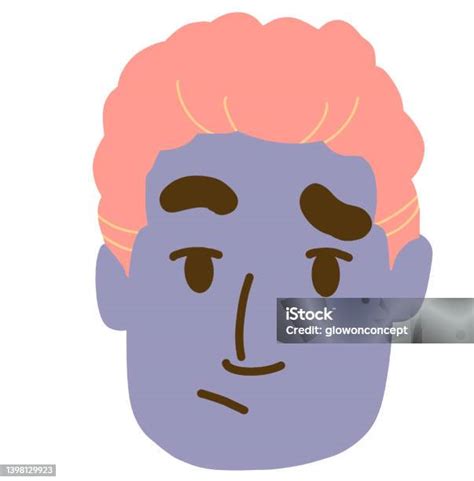 의심 걱정 얼굴 머리 아이콘 비 바이너리 사람들 일러스트 손 그리기 만화 다양성에 대한 스톡 벡터 아트 및 기타 이미지 다양성 드로잉 머리 Istock
