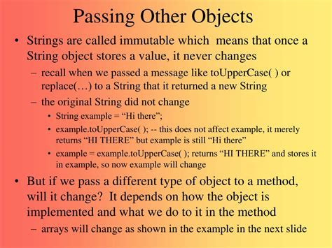 Ppt Passing Other Objects Powerpoint Presentation Free Download Id