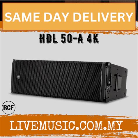 RCF HDL 50 A 4K 3 Way 8000W Powered Line Array Speaker Module HDL50A4K HDL 50A Shopee
