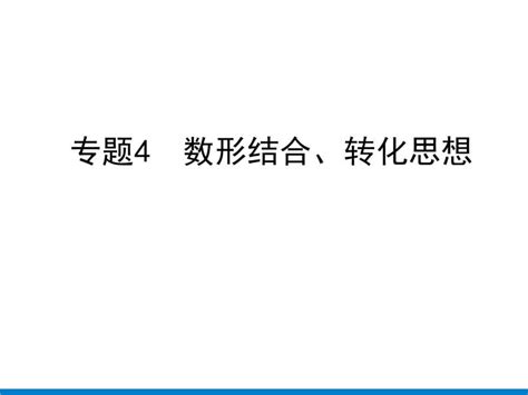 初中数学中考复习 专题4 数形结合、转化思想课件ppt 教习网 课件下载