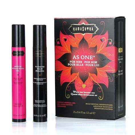 Kama Sutra As One Female Arousal Gel And Male Genital Desensitizer 2 Pack 4oz Sex Toy Hotmovies