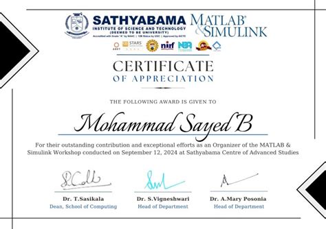 mohammed sayed on linkedin matlab simulink leadership continuouslearning appreciation…