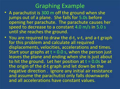 Grade 11 Motion Graph Example Ppt
