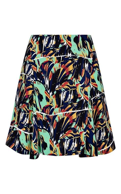Kenzo Printed Jersey Mini Skirt