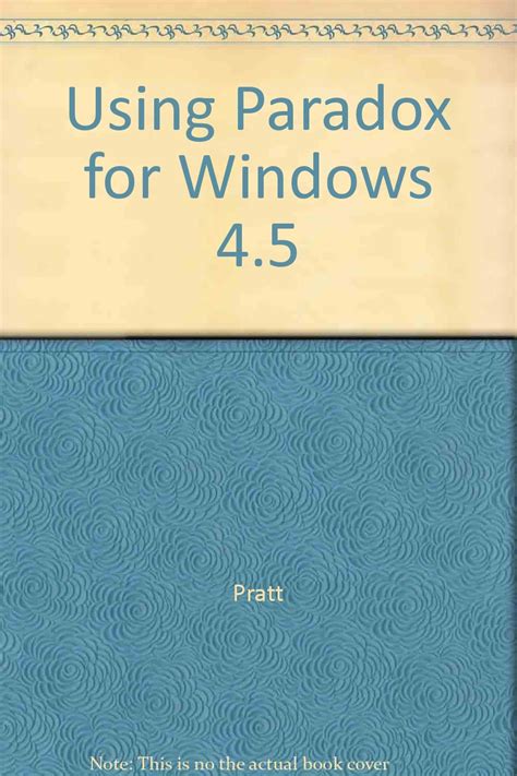 using paradox for windows unknown author 9780877095705 books