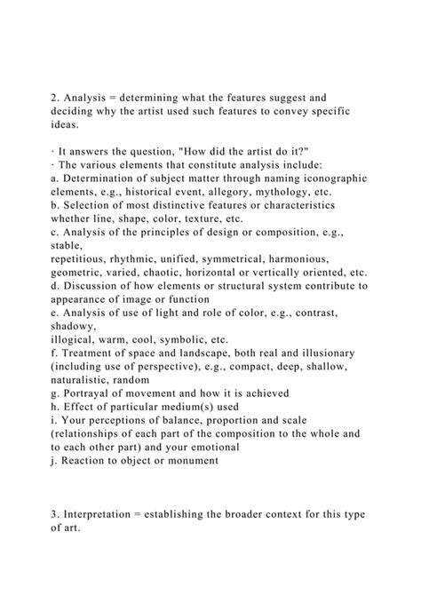 Museum Paper Formal Analysisdue 122 1 Description Docx Design Fine Art