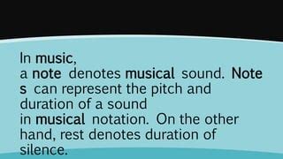 Q1 L1 Notes And Rest PPTX