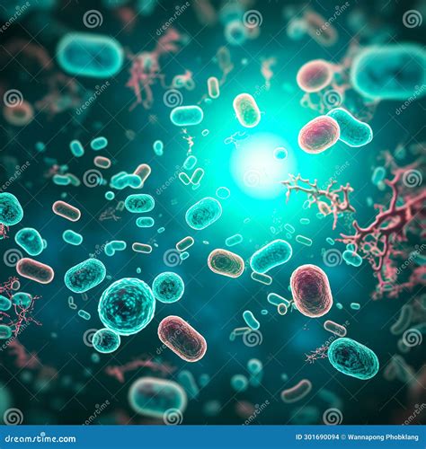 Unveiling The Microbial World Exploring The Diversity Of Bacteria Microscopic View Royalty