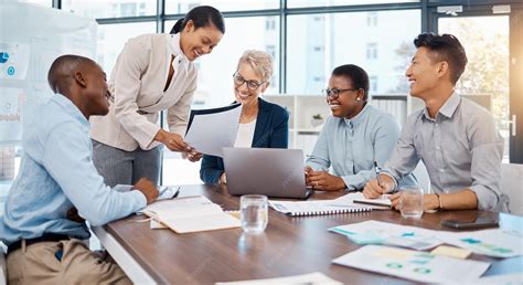 Diversity Business People And Collaboration Meeting At The Office In