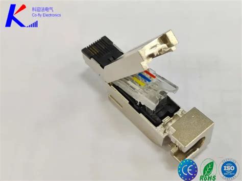 Siemens Metal Rj45 Connector Cat5e 4 Core Industrial Ethernet Profinet