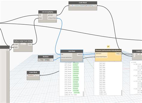 remove null result revit dynamo