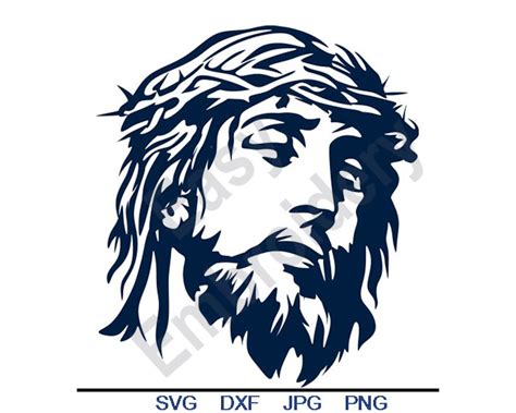 Jesus Christ Svg Dxf Eps Png  Vector Art Clipart Cut File