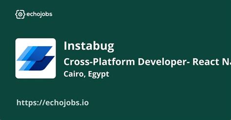 Hiring Cross Platform Developer React Native Cairo Egypt Java