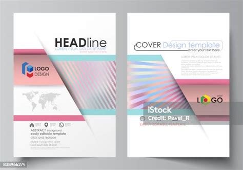 안내 책자 잡지 전단지 소책자 또는 보고서에 대 한 비즈니스 서식 파일이 표지 템플릿 A4 크기에 추상 벡터 레이아웃 달콤한 핑크와 파란색 장식 꽤 낭만적인 디자인 귀여운