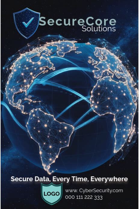 Cyber Security Poster Template Postermywall
