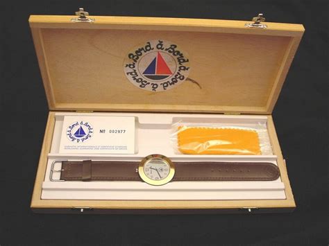 Wristwatch Bord A Bord French Uni Sex Solid Bronze Genuine Leather