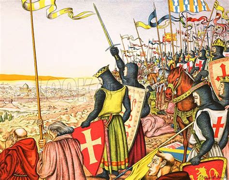 Crusaders See Jerusalem For The First Time Original Macmillan Poster