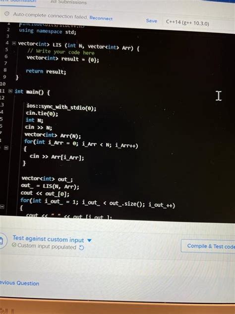 Solved Lis Revisited You Are Given An Amay Of Integers For