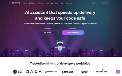 Tabnine Ai Powered Coding Assistant For Developers