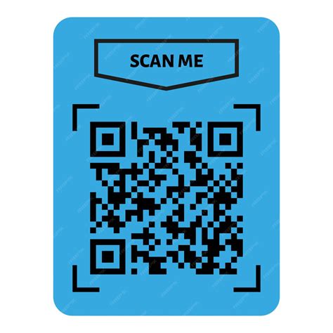 Отсканируйте меня Qr код дизайн Qr код для передачи текста платежа с помощью кнопки сканирования