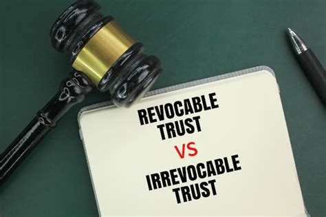 Premium Photo Judges Hammer Pen And Book With The Words Irrevocable