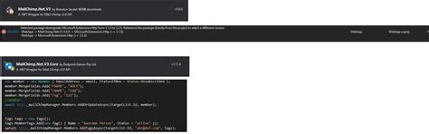 Asp Net How Can I Integrate Mailchimp With Asp Net Core Project Using Mailchimp Net V