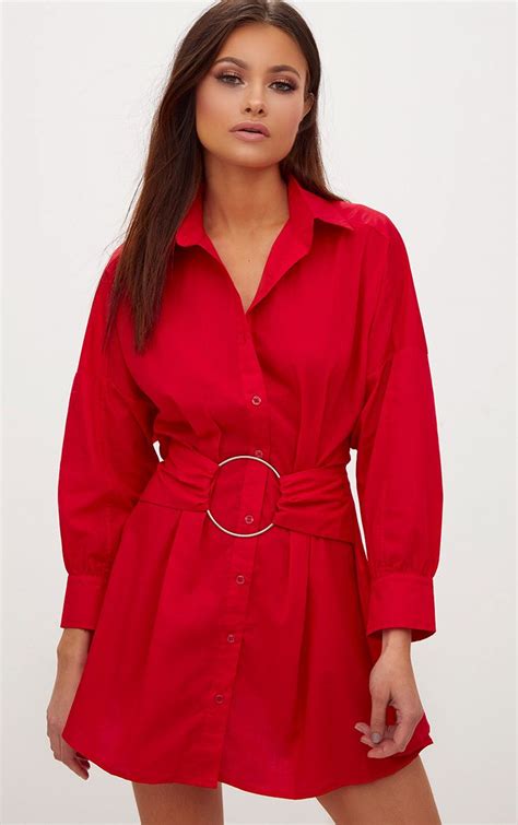 Shirt Dresses Womens Shirt Dress Prettylittlething