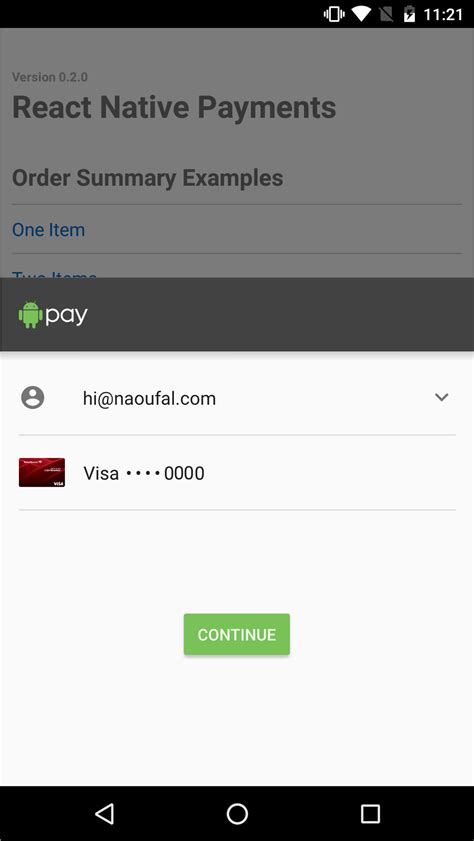 Github Naoufal React Native Payments Accept Payments With Apple Pay And Android Pay Using The
