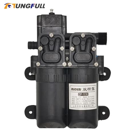전기 다이어프램 워터 펌프 자동 스위치 고압 다이어프램 자체 프라이밍 펌프 물 분무기 Dc 12v 분당 9l 0
