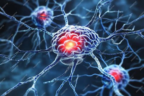 Neuroprosthetics Neurite Outgrowth And Neuronal Clusters Microscopic View Of Synaptic