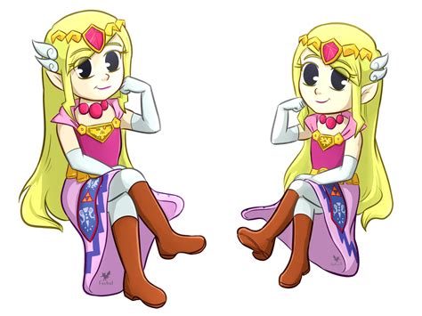 Commission Toon Zelda By Foxhatart On Deviantart