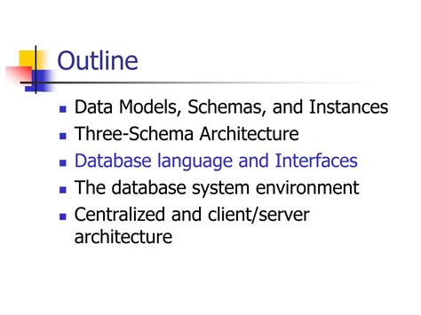 PPT Chapter 2 Database System Concepts And Architecture PowerPoint